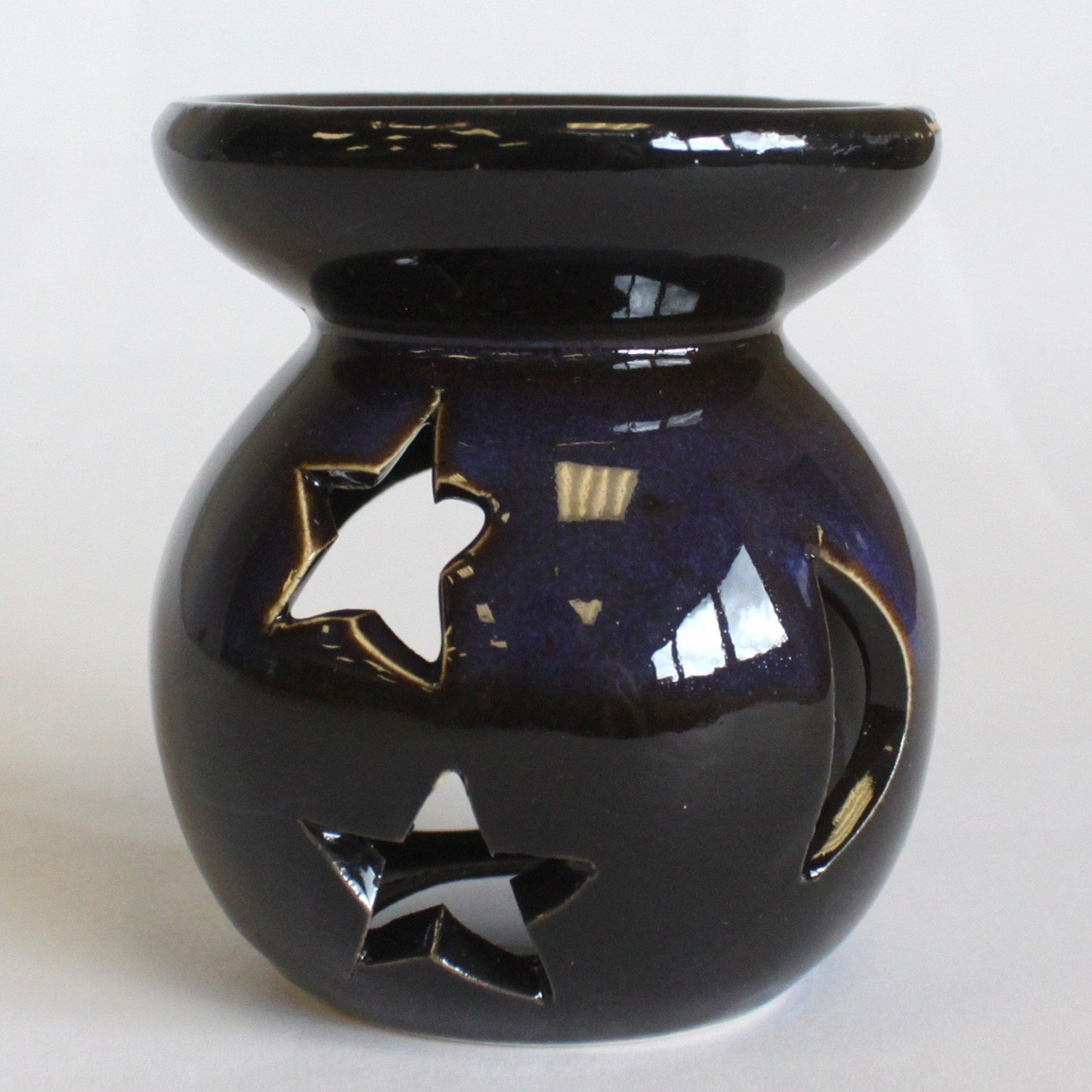 Burner: Small Moon and stars ( Dark Blue) - Healing Light