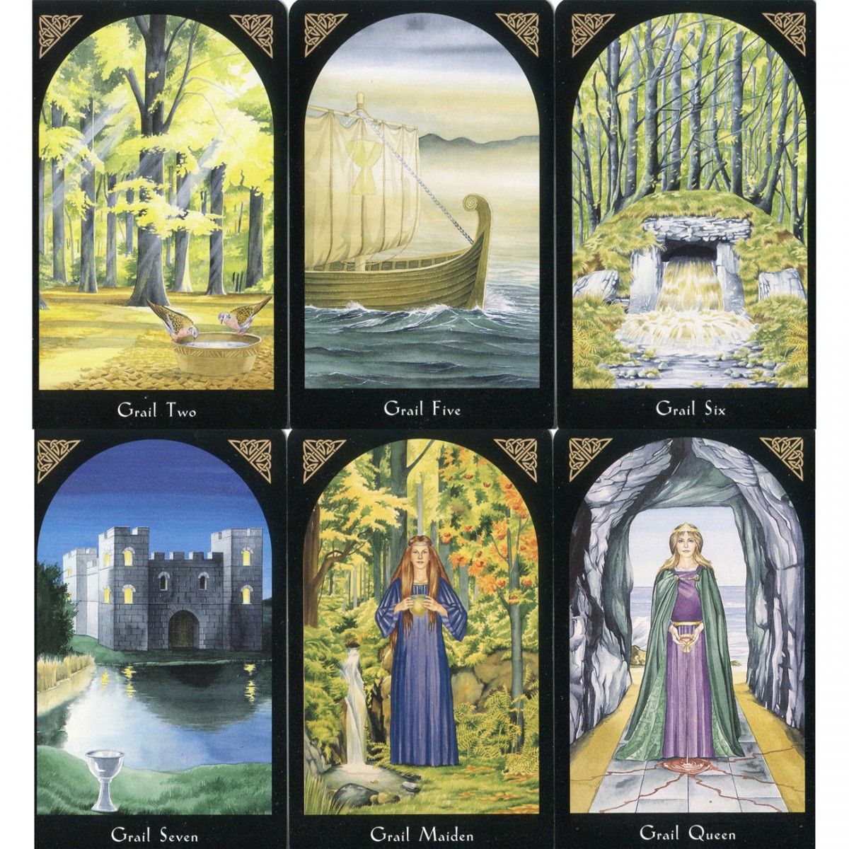 Tarot Deck Sets The Complete Arthurian Tarot : Classic deck with ...