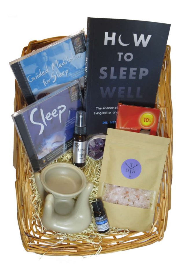 A Hamper : Wellbeing Sleep Well Hamper - Healing Light